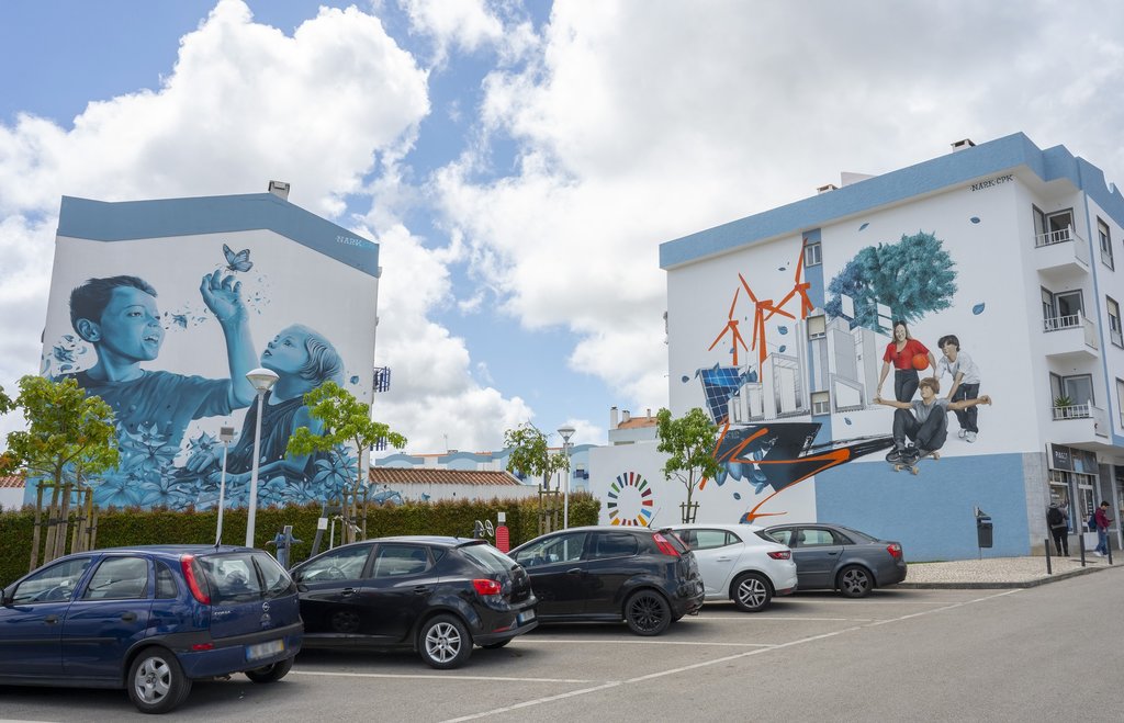 Mural de arte urbana: os ODS em Mafra | Mafra